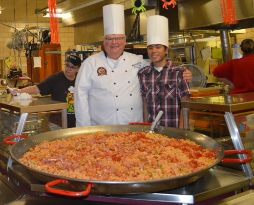 Chef Brian serves Spain’s national dish – paella – to MLPS students ...